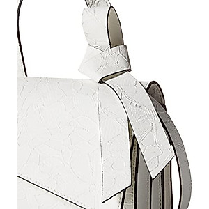 Karl Lagerfeld Paris womens Chantelle Cross Body, Winter White Iris, One Size US