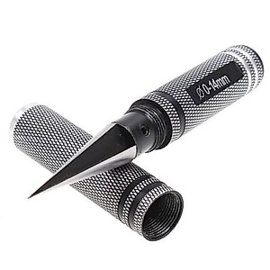 ShareGoo 0-14mm Aluminum Alloy Expanding Hole Puncher Opener Reamer Tools with Protective Sleeve for RC Car Truck Body Shell Connector,Black
