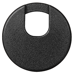 SATINIOR 10 Packs Black Desk Cable Wire Grommet Cord, PC Computer Desk Plastic Grommet Cord, Tidy Cable Hole Cover Organizers (Black,2 Inch)