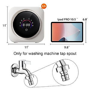 Portable Washing &Dryer Machine, Small Washing Dryer 2 in 1 Cleaning for Underwear Baby Clothes Sock for Apartment RVs Hotels