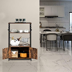 3076-3 Tier Kitchen Oven Stand Rack Baker Shelf Storage Cart Cabinet – QQ09