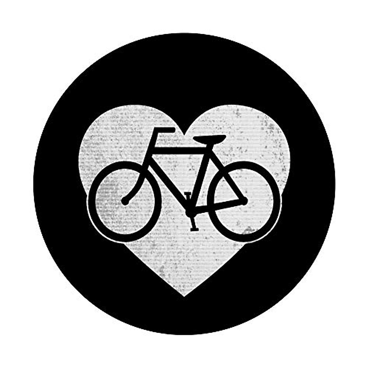 Valentines Day Gift For Cyclist - Heart Full Of Bicycle PopSockets Grip and Stand for Phones and Tablets
