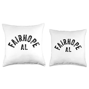 Fairhope Beach Alabama Local Basic Beach Everyday Hometown Fairhope Alabama Home Throw Pillow, 18x18, Multicolor
