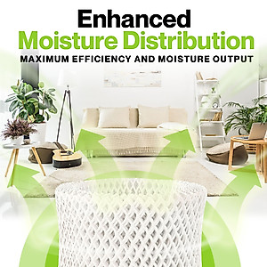 Durabasics 4 Pack of Premium Humidifier Filters Compatible with Honeywell Humidifier Filter HAC-504, HAC-504AW & Honeywell Filter A | Replacement for Honeywell Filter HCM 350 & Cool Mist Humidifiers