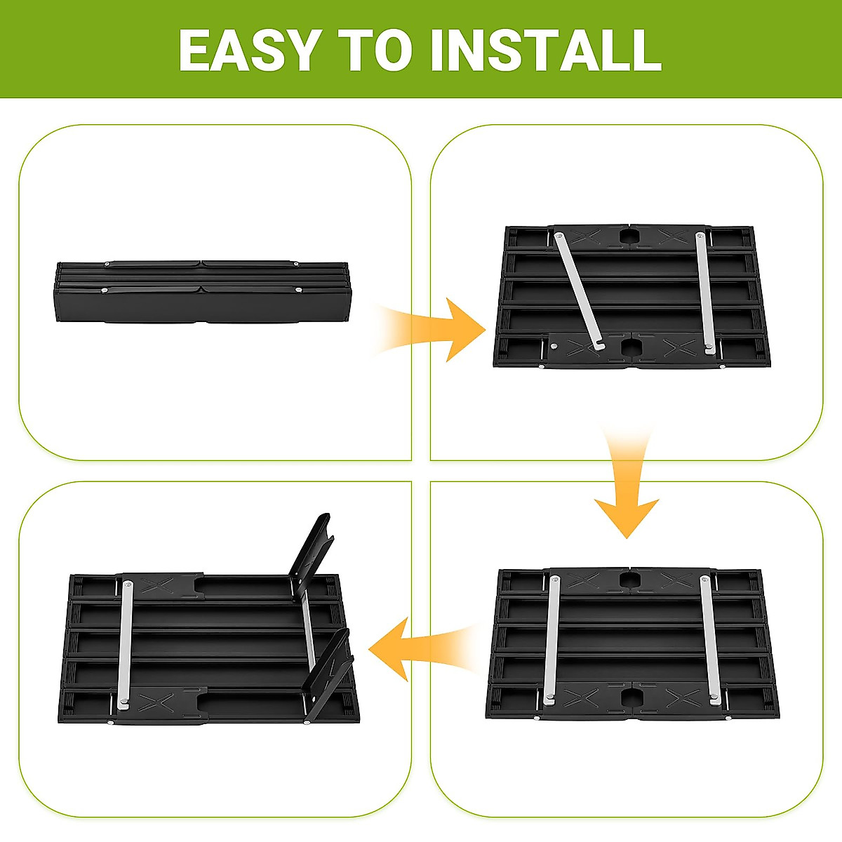 ATEPA Ultralight Compact Small Camping Table, Backpacking Mini Small Folding Camping Side Table for Camp, Portable Table for Outdoor Picnic,Tent,Travel,Beach