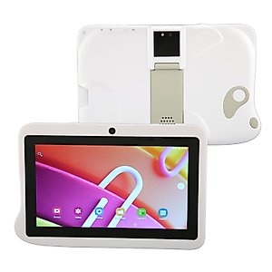Yunseity 7 Inch HD Kids Tablet, IPS Eye Protection Screen Toddlers Tablet, MTK6592 8 Core CPU, 2GB RAM 32GB ROM 128GB Expandable, WiFi 2.4G 5G, Shockproof Shell (US Plug)