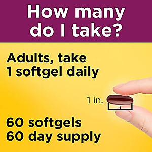 Nature Made Multivitamin For Her, Women's Multivitamin for Nutritional Support, 60 Softgels, 60 Day Supply