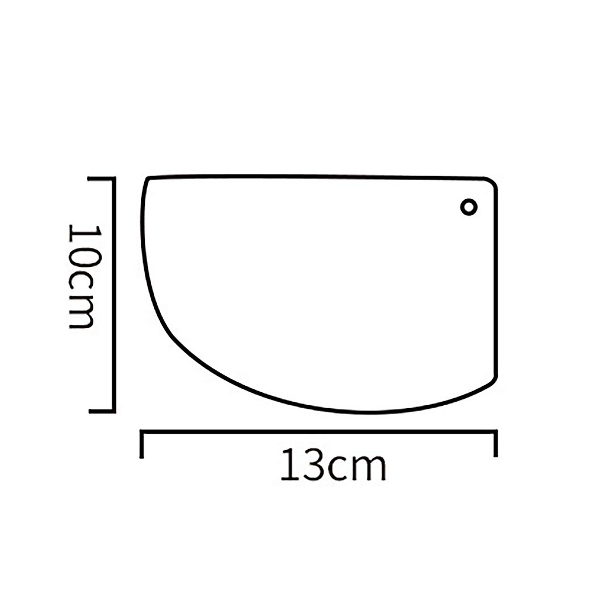 Pink curved plastic scraper Cake cream scraper (size: length 5.3 inches × width 3.7 inches)