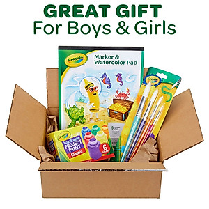 Crayola Kids Paint Set, Washable Kids Paint, Craft Supplies, Gift for Kids, Ages 3, 4, 5, 6, 7 [Amazon Exclusive]