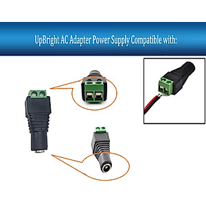 UpBright 15V 6A AC/DC Adapter Compatible with Digitrax DCS100 DB150 DB210 DCS210 DCS240 DB 150 210 DCS 210+ 100 240 PS514 PS615 01 PS715 PS 615 514 715 LocoNet Command Station RC-218 90W Power Supply