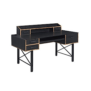 Acme Furniture Safea Writing Desk, Black