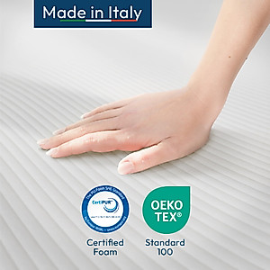 Sleephome Queen Size 12 inch Hybrid Pocket Spring & Cool Gel Memory Foam Mattress, Pressure Relieving, Medium, CertiPUR Certified, Fiberglass-Free Mattress, Queen Size Mattress Bed in a Box