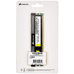 Corsair XMS3 8GB (1x8GB) DDR3 1600 MHz (PC3 12800) Desktop Memory 1.5V