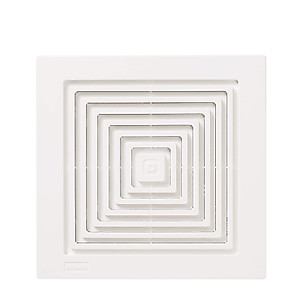 Broan-NuTone BP90 Replacement Grille For 688 Fan , White, 9 In. x 9.25 In. x 0.325 In. with 7.25 and 7.5 in. housing