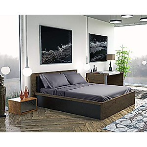 DREAMCARE King Sheets - Cooling Bed Sheets - 6pcs Set - King Size Sheets Set - King Sheet Set - King Size Sheets Soft & Long Lasting 100% Fine Brushed Polyester with Side Pocket - Gray