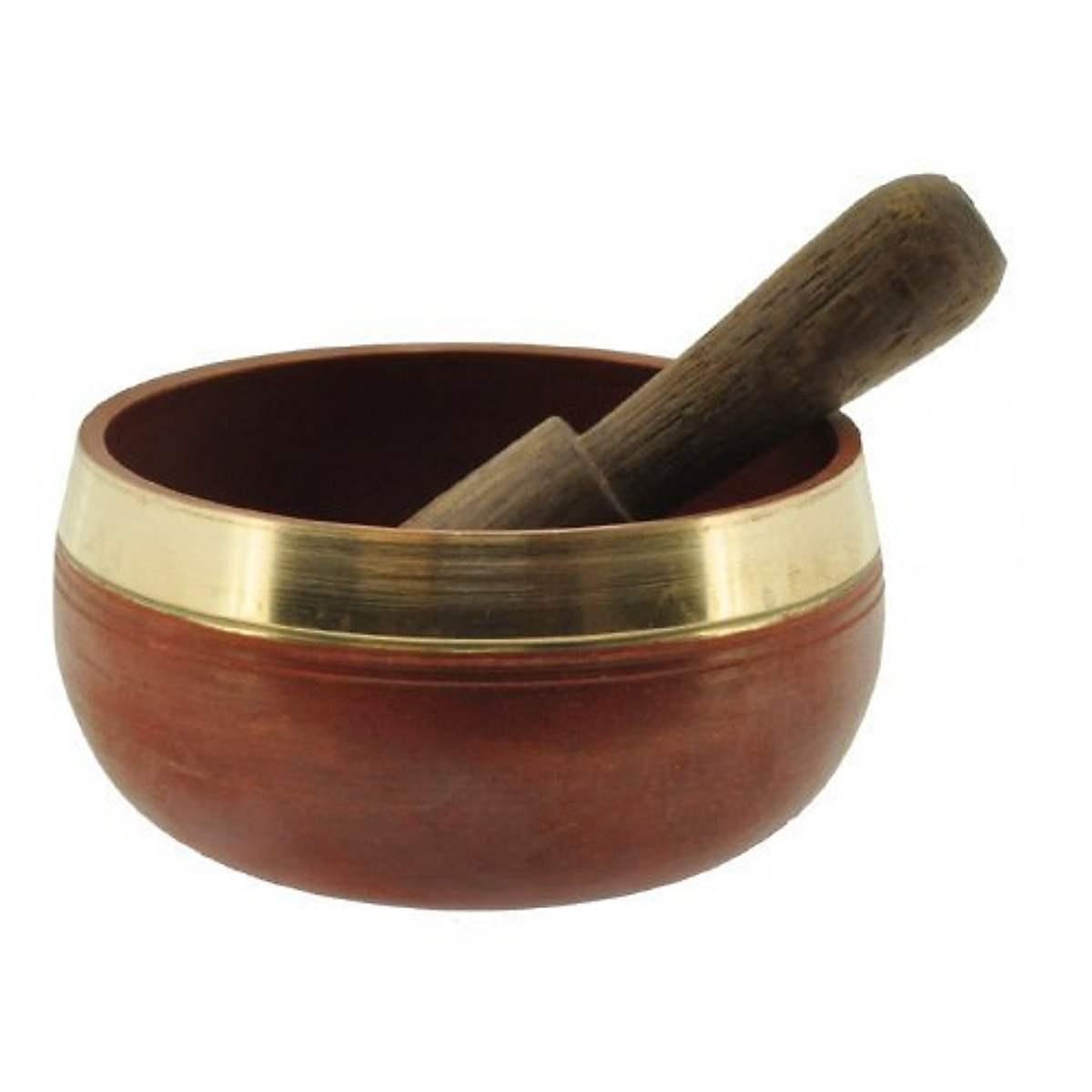 JIVE® Tibetan Chakra Singing Bowl Set Palm Size Root Chakra Red Singing Bowl - Premium Quality