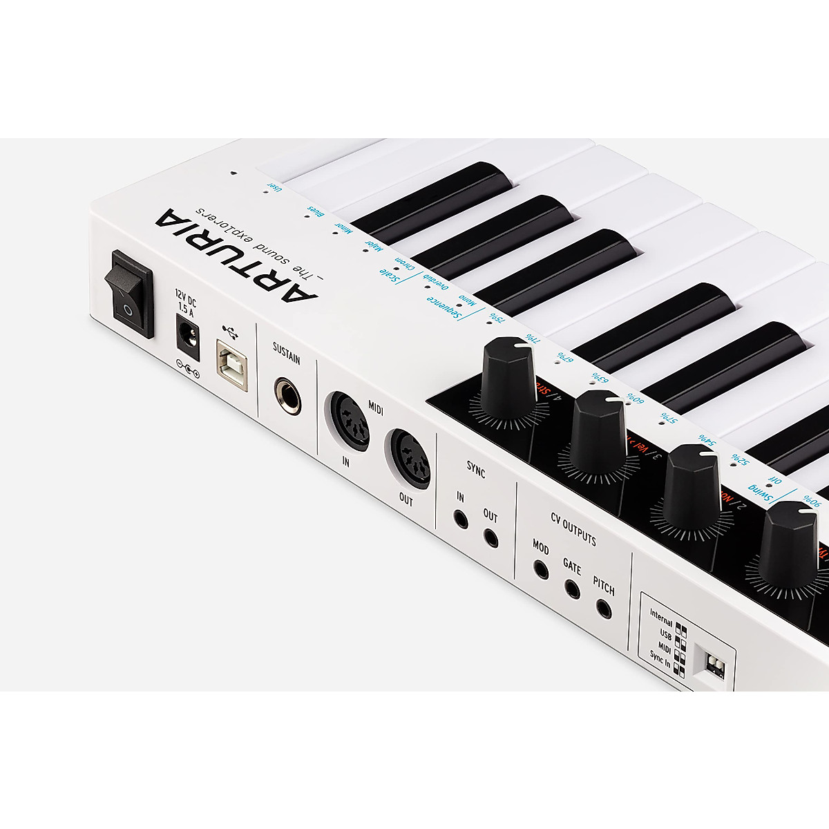 Arturia KeyStep 37-key Controller & Sequencer Bundle w/USB Cable, Anti-ground Loop Adaptor, MIDI Cable, Deluxe Sustain Pedal, and Austin Bazaar Polishing Cloth