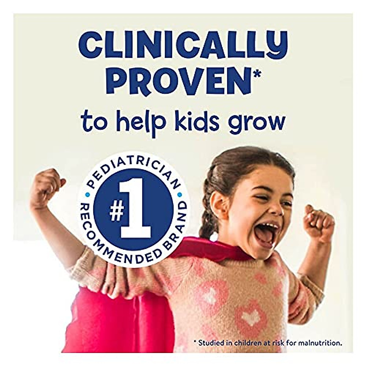 PediaSure Grow & Gain With Fiber, Kidsâ€™ Nutritional Shake, With Protein, DHA, And Vitamins & Minerals, Strawberry,8 Fl Oz (Pack of 6)