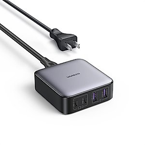 UGREEN 65W USB C Charger Block, Nexode 4-Port GaN Charging Station with 2 USB C and 2 USB A, Power Adapter for iPhone 16/16 Pro/15/15 Pro, Galaxy S24 Ultra, iPad Pro, MacBook Pro/Air, Steam Deck