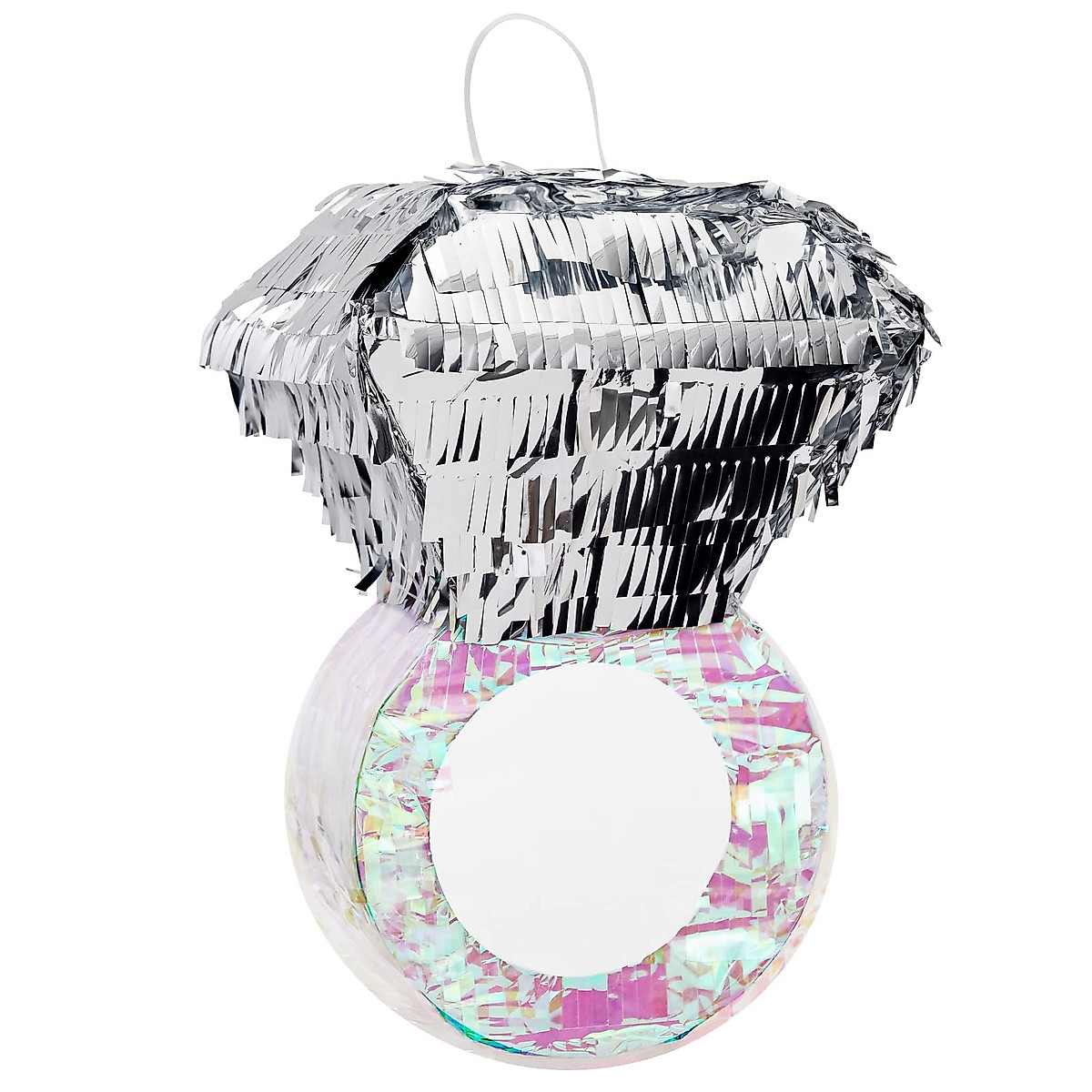 Juvale Diamond Ring Pinata for Bridal Shower Centerpieces, Engagement Decorations, Bachelorette Party Supplies (7.2 x 7.1 x 11.0 In)