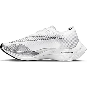 Nike Men's ZoomX Vaporfly Next% 2, White/Black-metallic Silver, 12