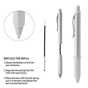 WY WENYUAN 12Pcs Cute Pens, Fine Point Smooth Writing Pens, Pastel Ballpoint Pens Bulk, Colorful Best Gift Pens, Black Ink 1.0 mm Journaling Pen, Pens Office Supplies for Women & Men, Note Taking