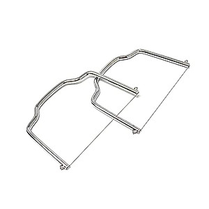 HONBAY 2PCS Stainless Steel Butter Cheese Wire Cutters Slicers Knives for Kitchen (perfect for soft cheese)