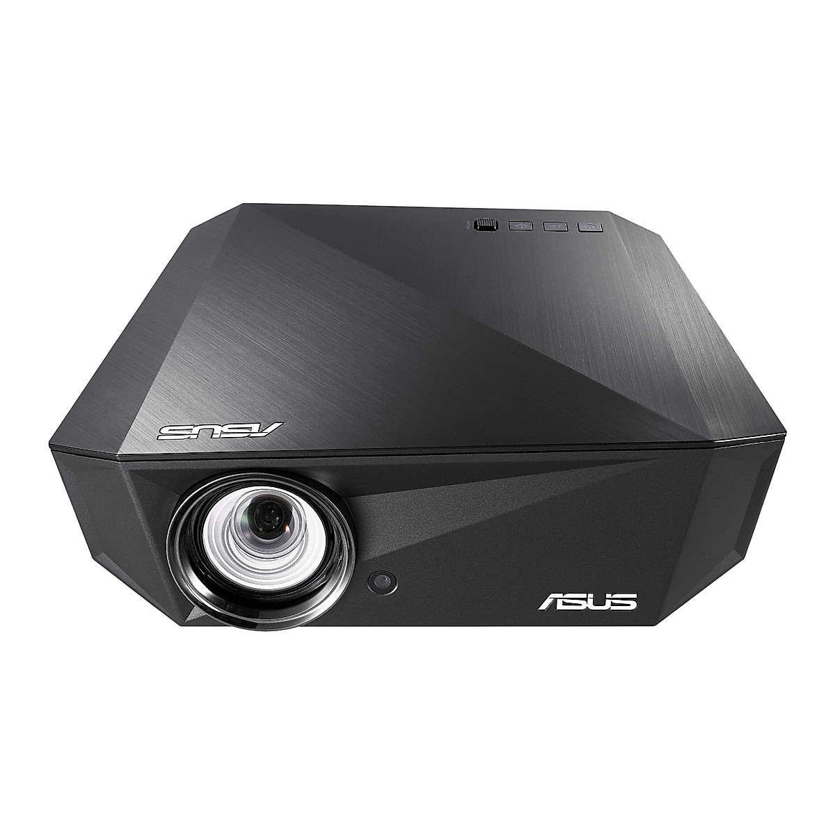 ASUS F1 LED Projector, FHD 1080P 1200 Lumens, 3D, Short Throw | Premium Audio by Harman Kardon | Wireless Projection | Remote Control | 2 Years Warranty