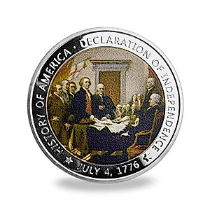 US Military Challenge Coin Presidential 1776 Declaration of Independence Commemorative Coin