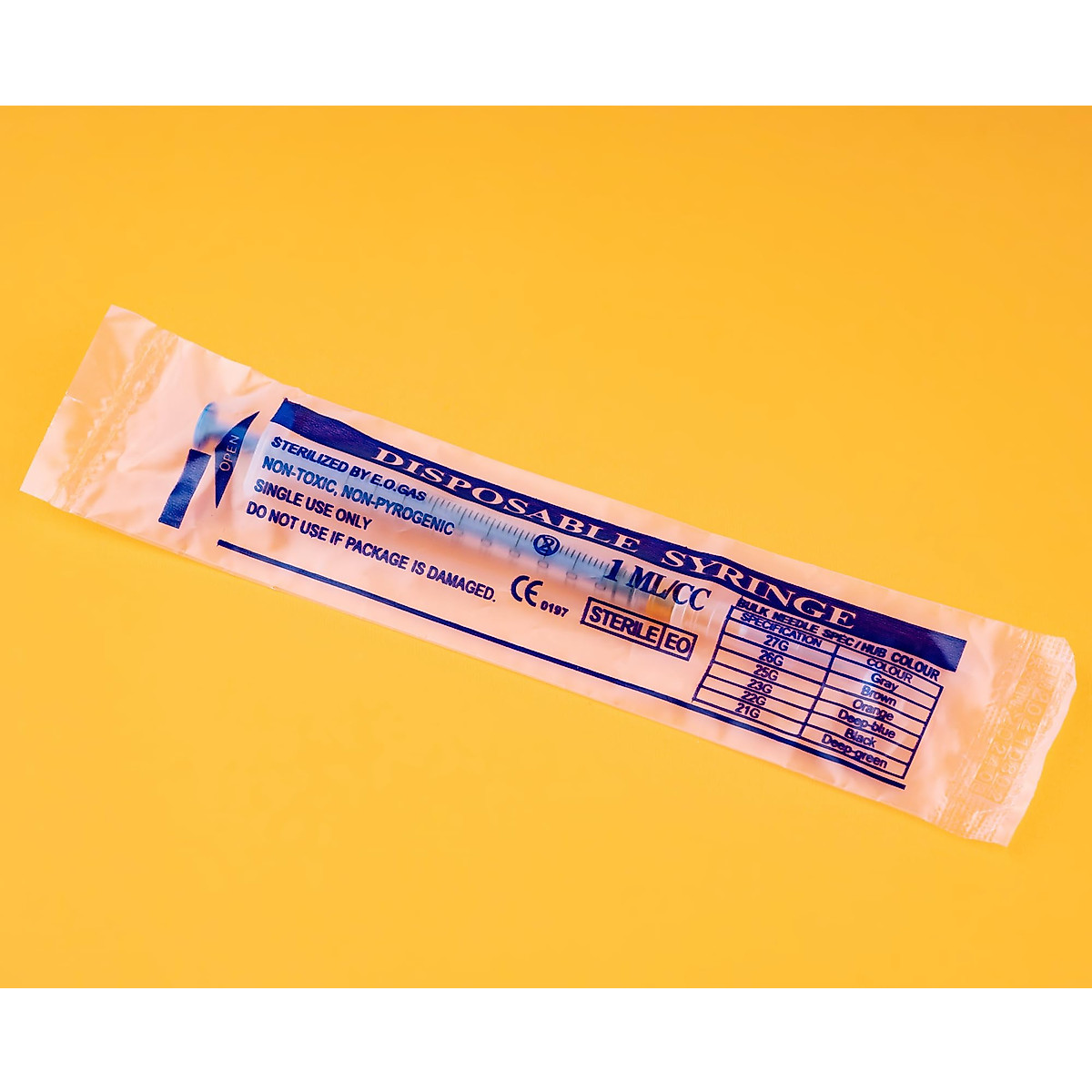 1ml-25G Laboratory Syringe - Diameter 0.5mm/0.019Inch-Long 25mm/1Inch Straight Mouth Tools (20)