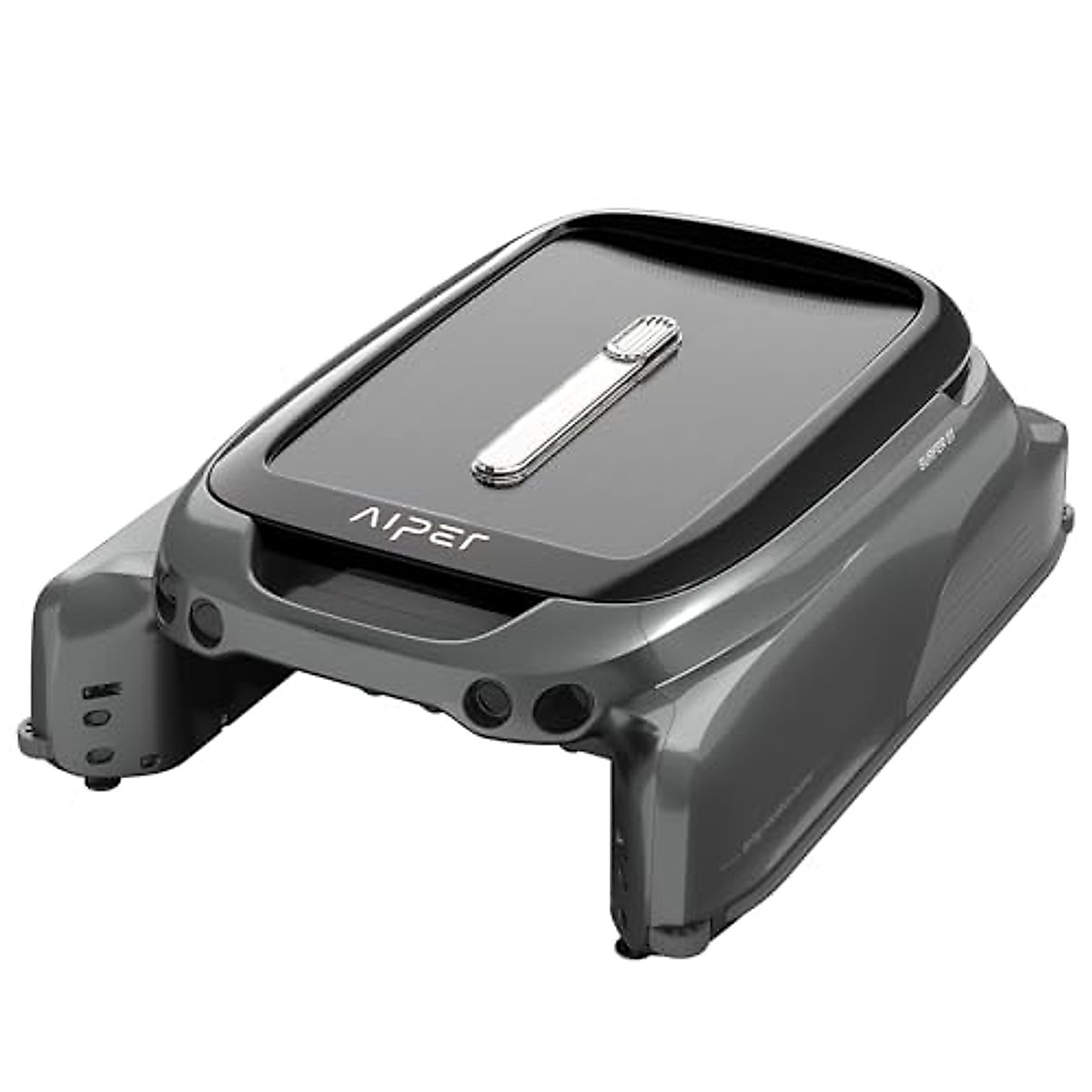 AIPER Solar Pool Skimmer Pool Surface Cleaning Robot with APP Support, Solar Powered and DC Charging for Continuous Cleaning, Pool Temperature Monitor