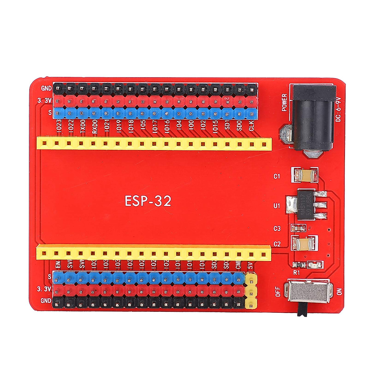 ESP32IO Development Expansion Board, Development Adapter Module, Programming Learning DIY Module for Engineers Technicians