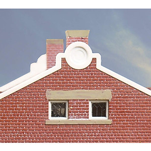 Walthers Cornerstone Series&#174 N Scale Santa Fe-Style Brick Depot 6-3/4 x 3-7/8 x 2-1/4"