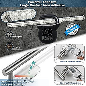 Paper Towel Holder Under Cabinet, Single Hand Operable Wall Mount with Damping Effect,Self-Adhesive Or Drilling Under Cabinet Paper Towel Holder,SUS304 Brushed Stainless