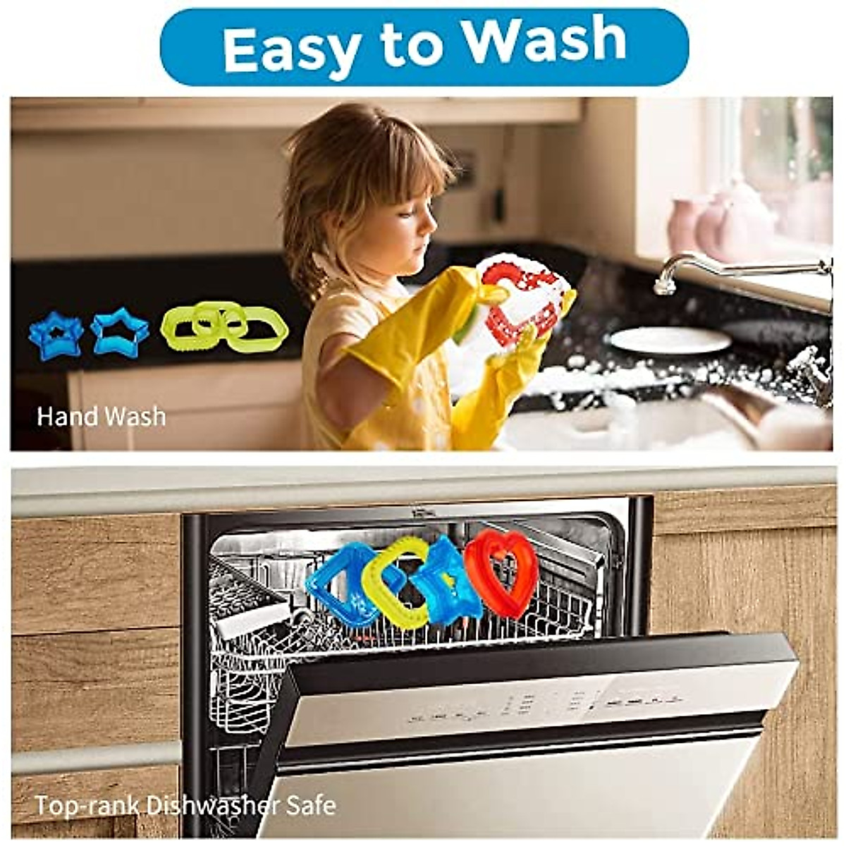 Uncrustables Sandwich Cutter and Sealer Remove Bread Crust Make DIY Sandwiches For Kids (Heart)