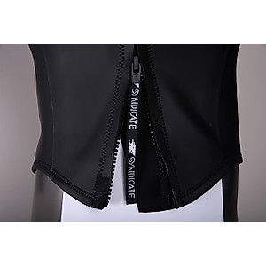 HO Syndicate Dry-Flex L/S Top Mens Wetsuit Black/Steel Blue Sz L