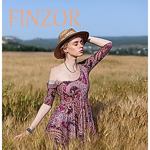 FINZOR 8 Pcs Western Jewelry Set for Women Including Vintage Navajo Pearl Necklace Cowgirl Western Style Navajo Pearl Earring Bracelets Set(8mm)