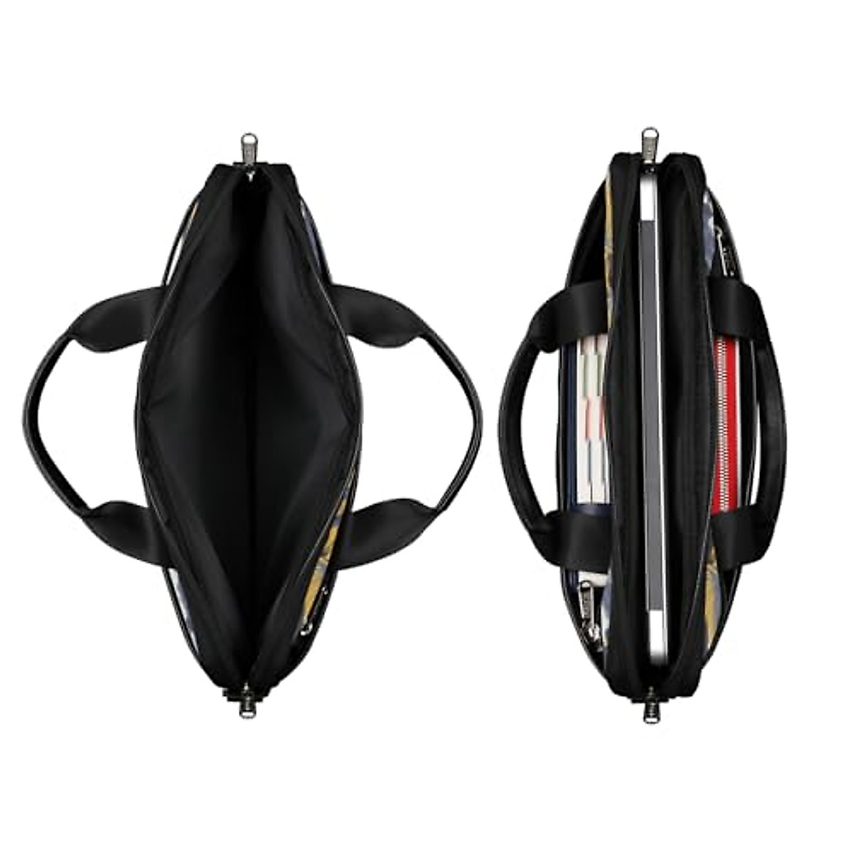 Art Flowers Laptop Computer Bag Waterproof Shoulder Messenger Bag 13-15 inch Durable Laptop Tote Bag with Shoulder Strap Handle Lightweight Crossbody Briefcase