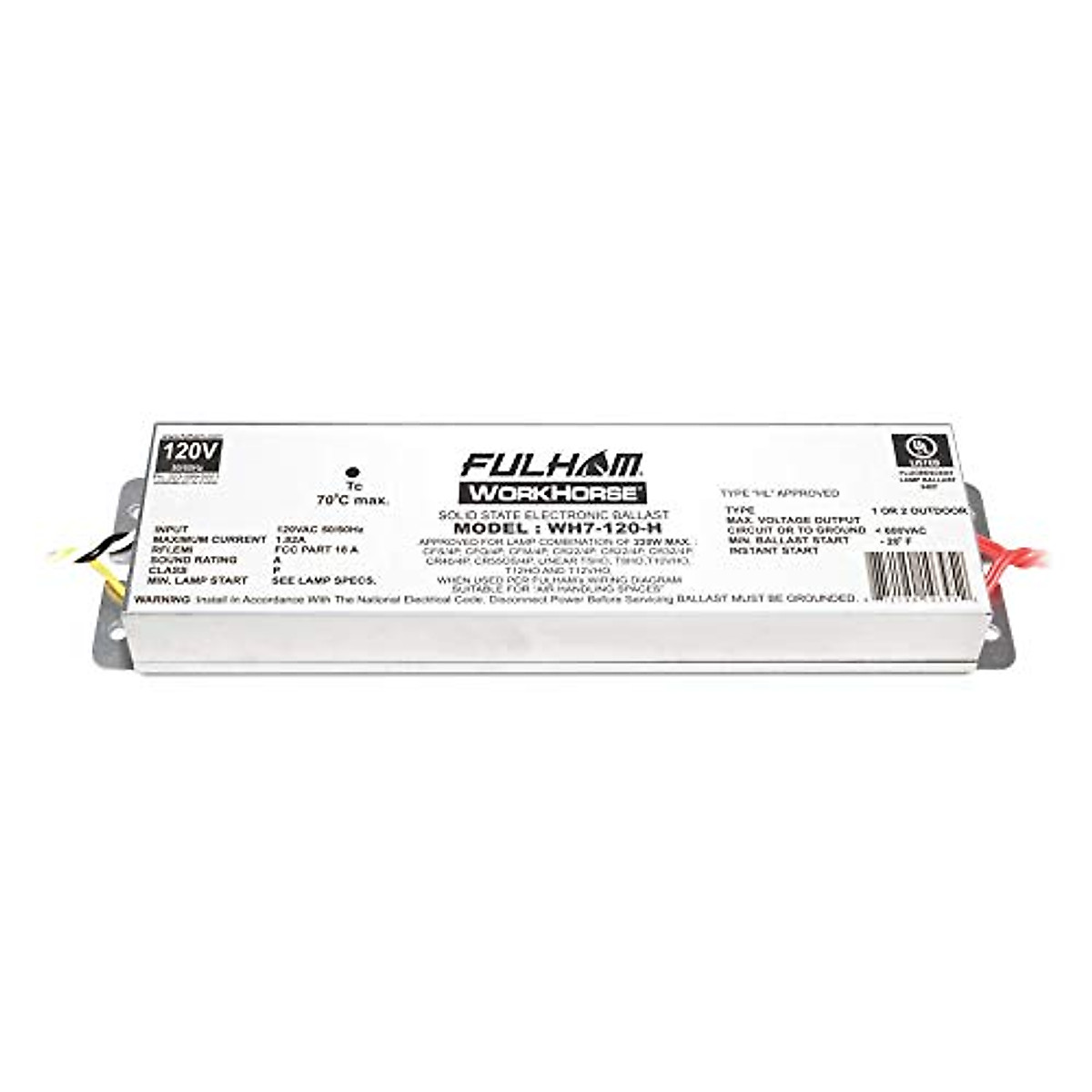 Fulham WH7-120-H WorkHorse Adaptable Ballast - 120V