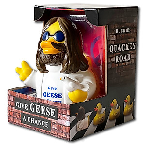 CelebriDucks - Give Geese A Chance - Floating Rubber Ducks - Collectible Bath Toy Gift for Kids & Adults of All Ages