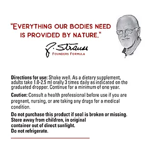 Strauss Naturals Heartdrops, Herbal Heart Supplements with European Mistletoe and Extracts of Aged Garlic, 3.4 fl oz Bottle, Original Flavor; Vegan, Non-GMO, Naturally Sourced Ingredients