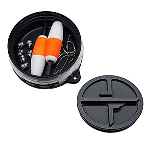 Exotac xREEL Handline Survival Pocket Fishing Kit with Tackle Storage Compartment and Flexible TPE Finger Strap for Optimal Reel Control, Includes 6 Hooks, 6 Split Shot, and 2 Floats