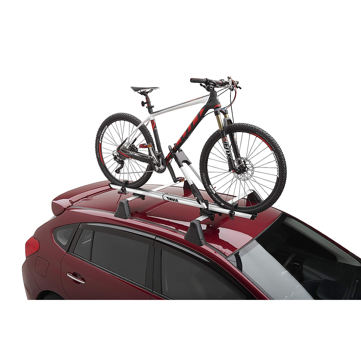 Subaru 2008-2024 Subaru Forester Outback Ascent Crosstrek STi Solterra Wrx Crosstrek Impreza Roof Bike Rack OEM Thule