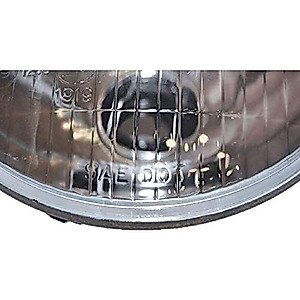 Octane Lighting 5-3/4" Motorcycle 6V Semi Sealed Headlight Headlamp Halogen H4 Light Bulb 6 Volt