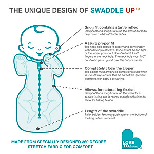 Love to Dream Swaddle UP Silky-Lux 1.0 TOG, Cream, Newborn, 5-8.5 lbs, Super Soft and Luxurious 100% Viscose, Allow Baby to Sleep in Their Preferred Arms Up Position