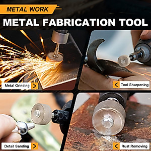 Diamond Sanding Bits for Dremel Rotary Tool, Grinding Stone Sanding Drill Bits with 1/8" Shank Gift for Craft Lovers - Metal & Woodworking/DIY Craft Making - 150 Grit 1 Pack