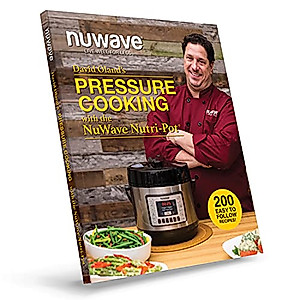 Nuwave Accessory Bundle for 6QT Nutri-Pot Digital Pressure Cooker – Genuine Parts from Original Manufacturer, Tempered Glass Lid, Cooking Rack, 3 Silicone Gaskets & 200-Recipe Cookbook