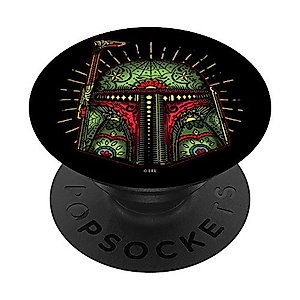 Star Wars Boba Fett Sugar Skull PopSockets PopGrip: Swappable Grip for Phones & Tablets