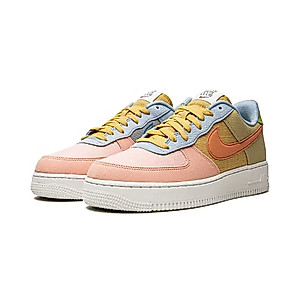 Nike Men's Air Force 1 Shoe, Sanded Gold/Hot Curry-wheat Gr, 9