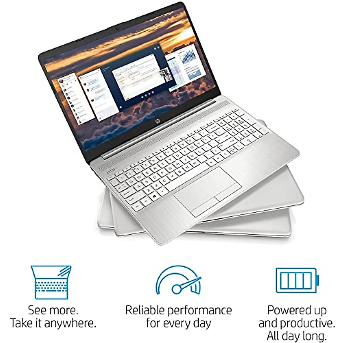 HP 2022 Newest 15.6" HD Touchscreen Laptop, 11th Gen Intel Core i5-1135G7 Up to 4.2 Ghz, Intel Iris Xe Graphics, HDMI, Webcam, Win11 +CUE Accessories (16GB RAM | 1TB SSD)